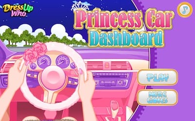 Princess Car Dashboard – FREE FUN GAMES