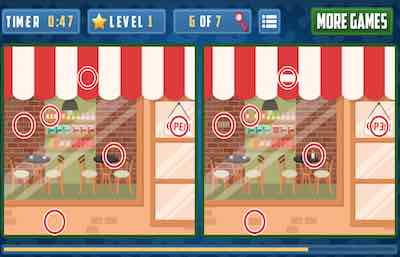 Little Restaurant Differences – FREE FUN GAMES